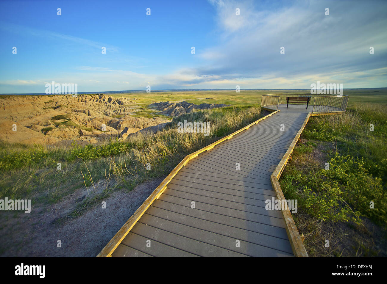 Badlands Vista Point. The View Point in South Dakota Badlands National ...