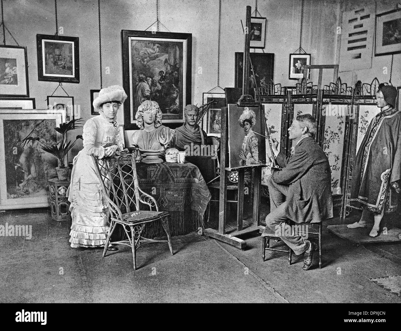 GEORGE ADOLPHUS STOREY Stock Photo - Alamy