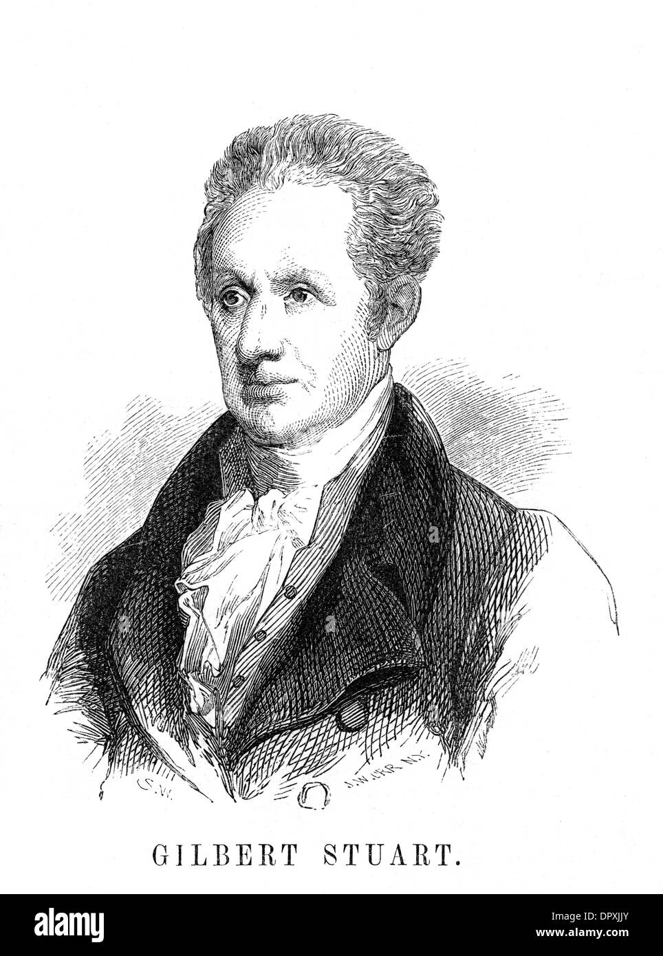 GILBERT STUART, ARTIST Stock Photo - Alamy