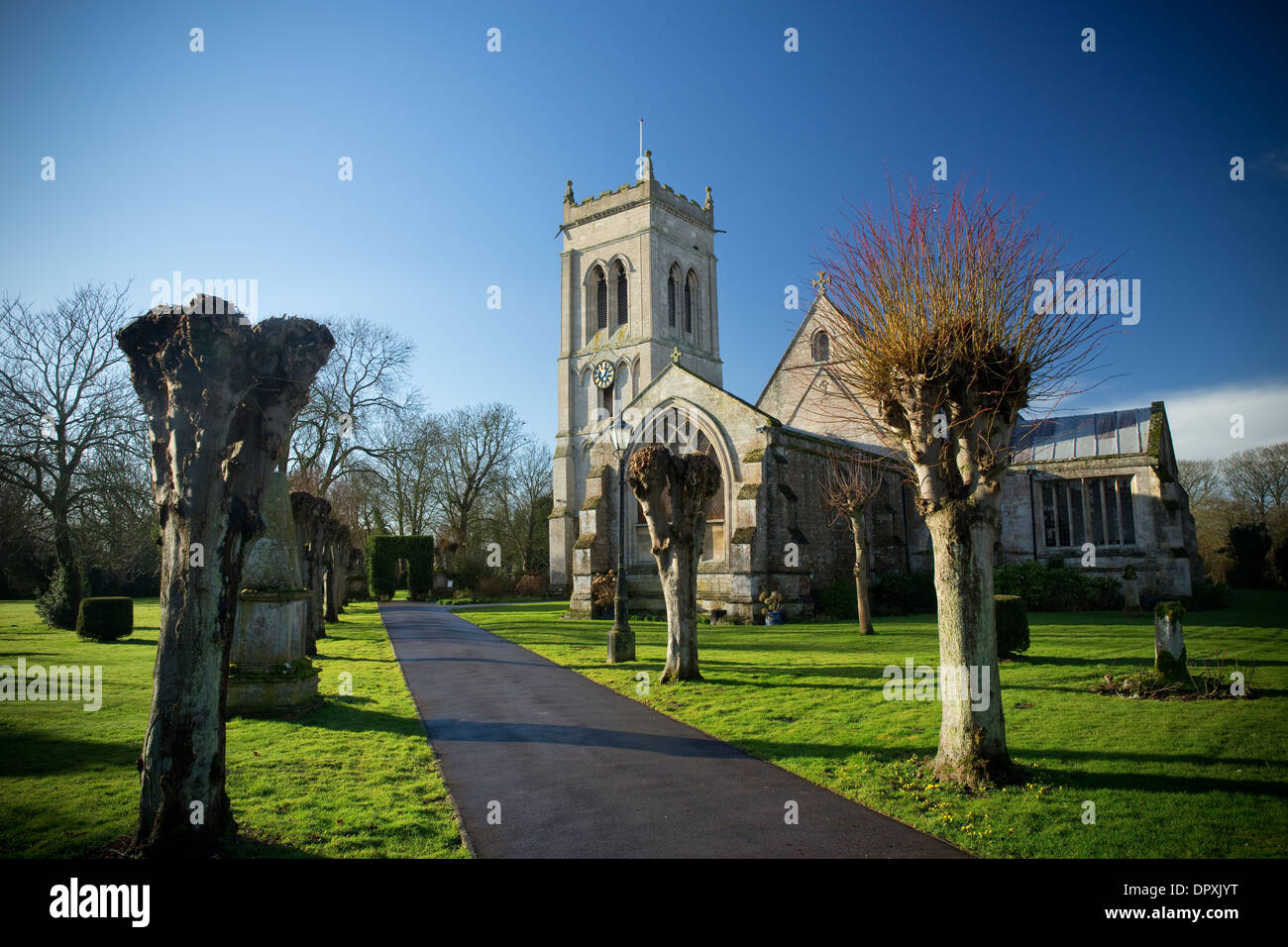 St Mary's Church Whaplode, South Holland, Lincolnshire, UK Stock Photo ...