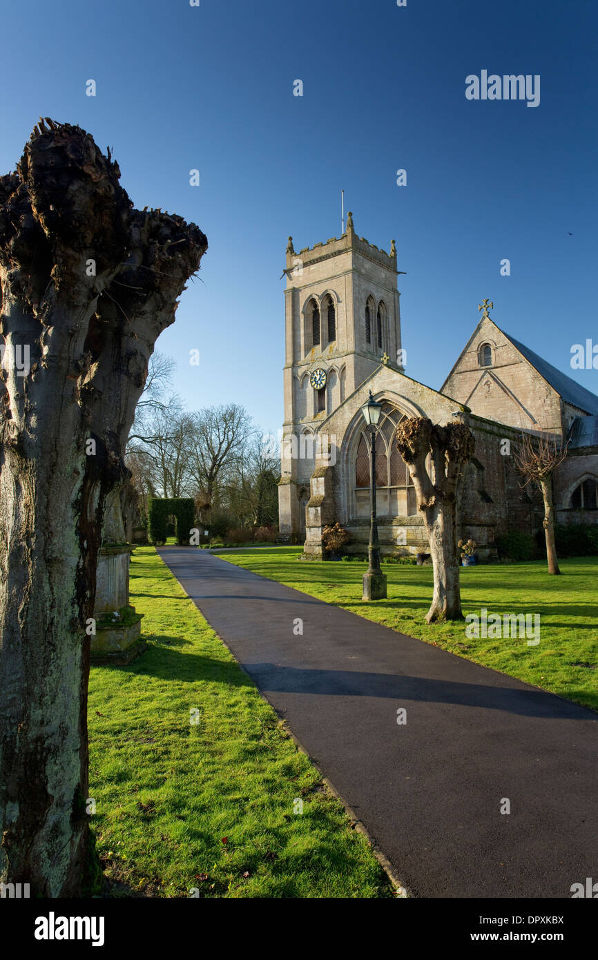St Mary's Church Whaplode, South Holland, Lincolnshire, UK Stock Photo ...