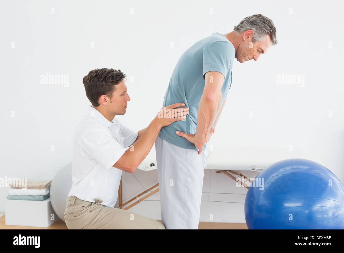 Massage therapy lower back hi-res stock photography and images - Alamy