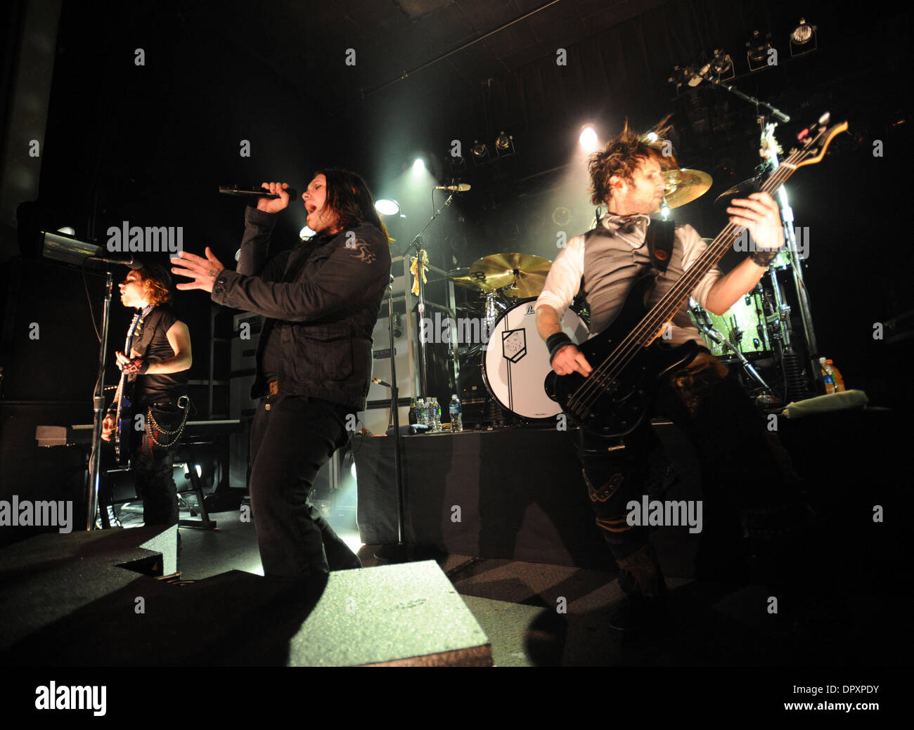 Feb 28, 2009 - Raleigh, North Carolina - (L-R) Bass Guitarist ERIC BASS ...