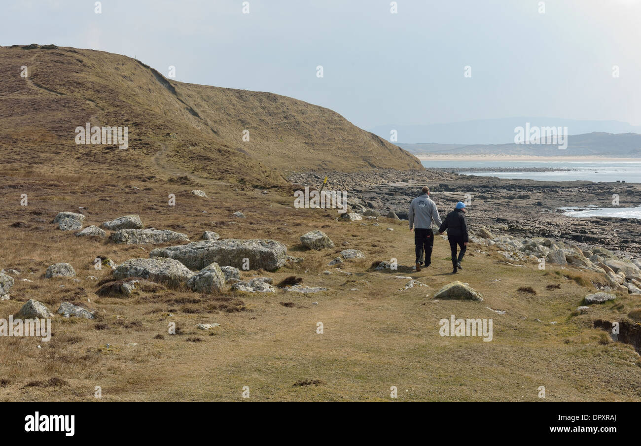 Seaside walk Creevy County Donegal Ireland Stock Photo - Alamy