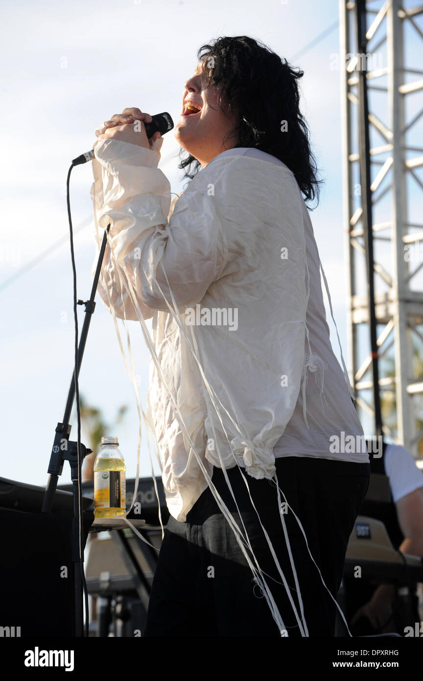 Apr 19, 2009 - Indio, California; USA - Singer ANTONY HEGARTY of the ...