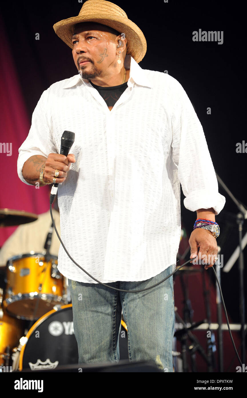 May 02, 2009 - New Orleans, Louisiana, USA - Singer AARON NEVILLE ...