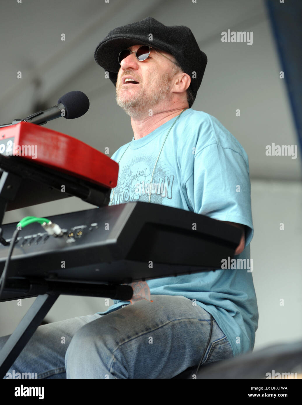 May 03, 2009 - New Orleans, Louisiana, USA - Musician JON CLEARY and ...