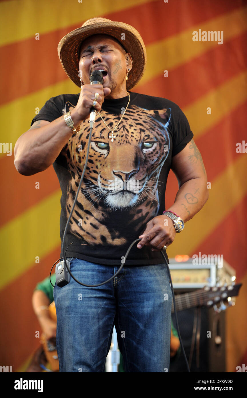 May 03, 2009 - New Orleans, Louisiana, USA - Singer AARON NEVILLE of ...