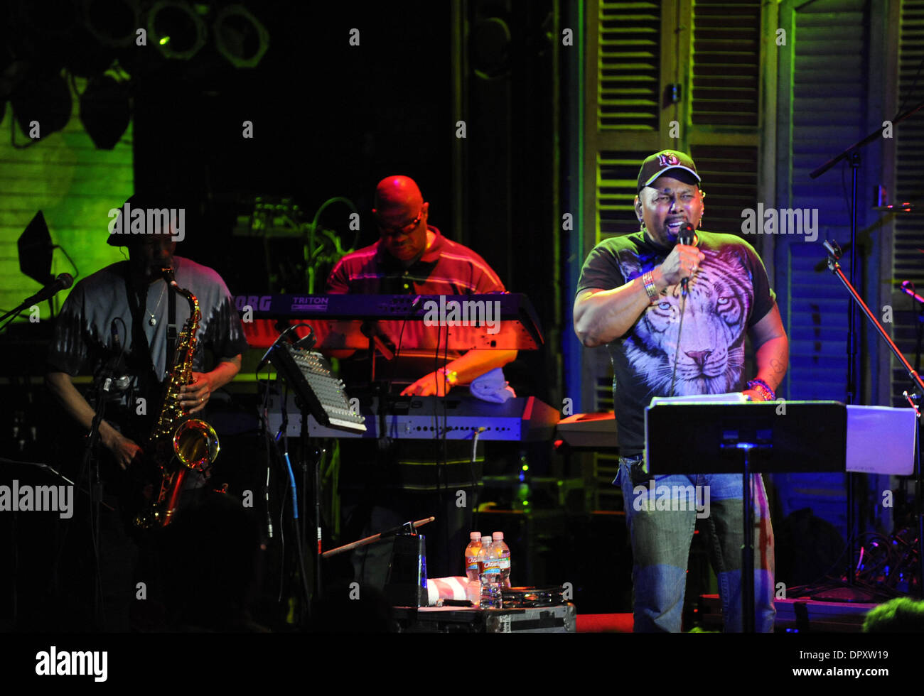 May 3, 2009 - New Orleans, Louisiana; USA - Singer AARON NEVILLE ...