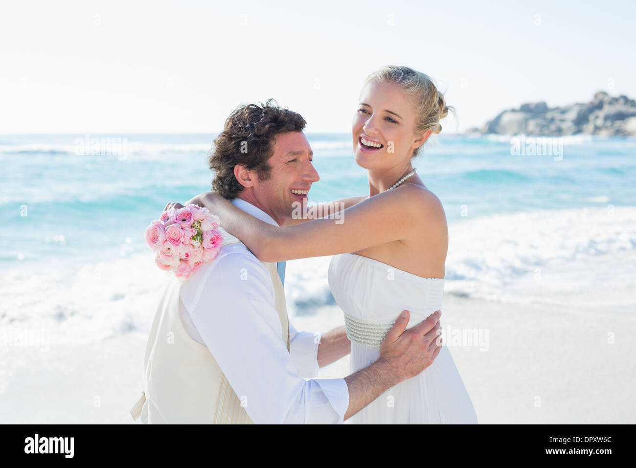 Picking up his bride hi-res stock photography and images - Alamy