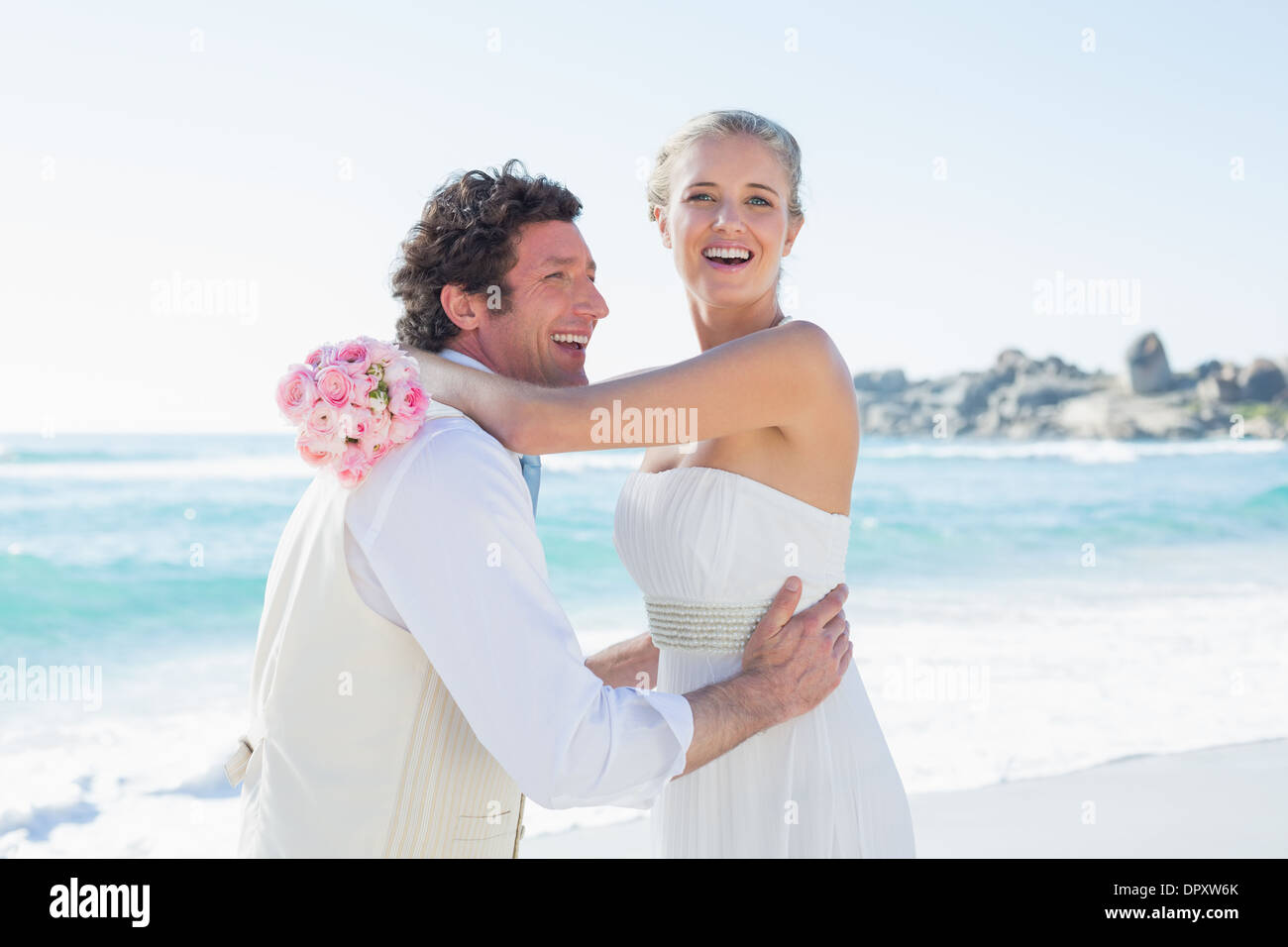 Picking up his bride hi-res stock photography and images - Alamy