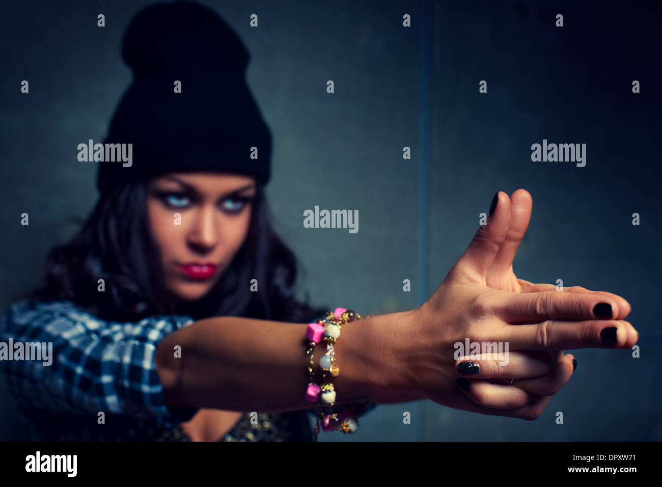 Young person sign cap hi-res stock photography and images - Alamy