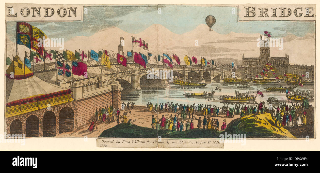 NEW LONDON BRIDGE OPEN Stock Photo - Alamy