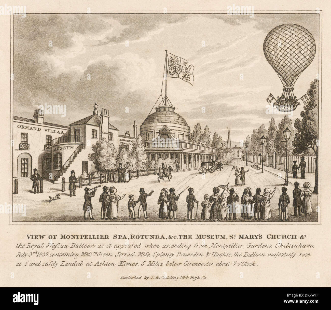 Montpellier cheltenham rotunda hi-res stock photography and images - Alamy