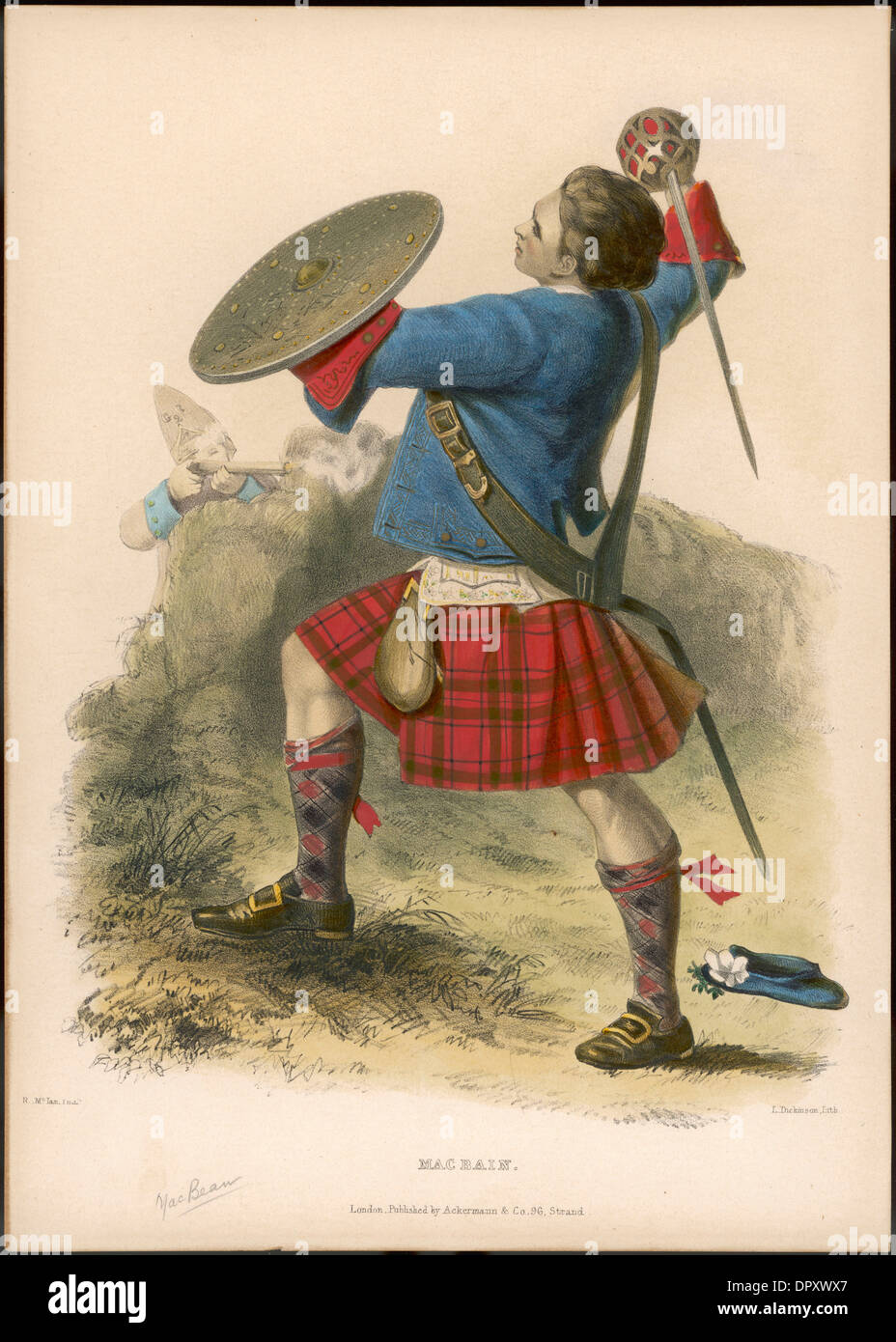 CLAN MAC BAIN Stock Photo - Alamy