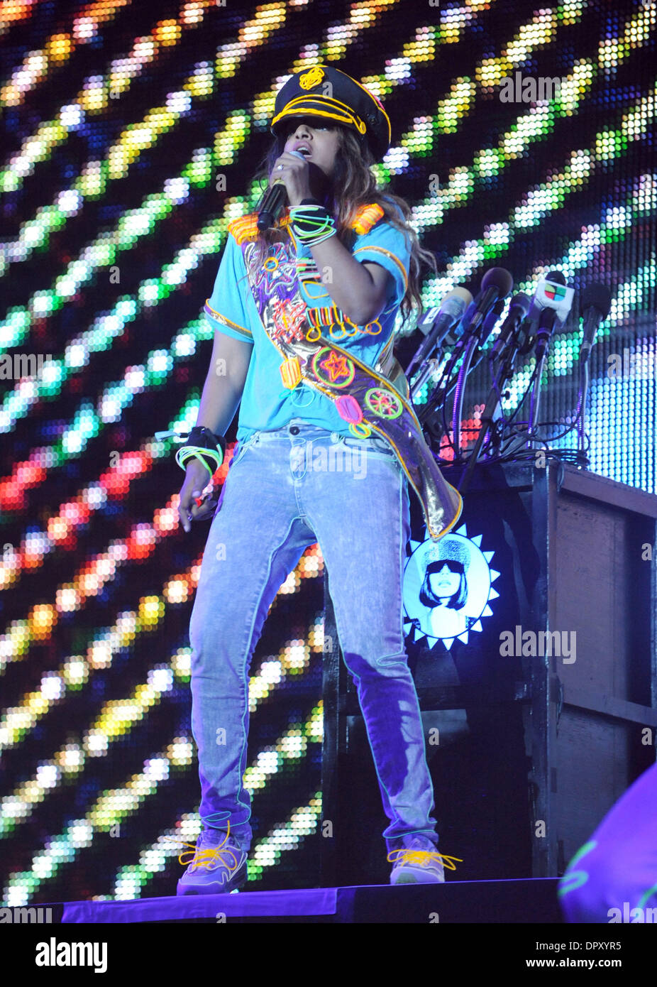 Apr 18, 2009 - Indio, California, USA - Singer M.I.A aka MATHANGI 'MAYA ...