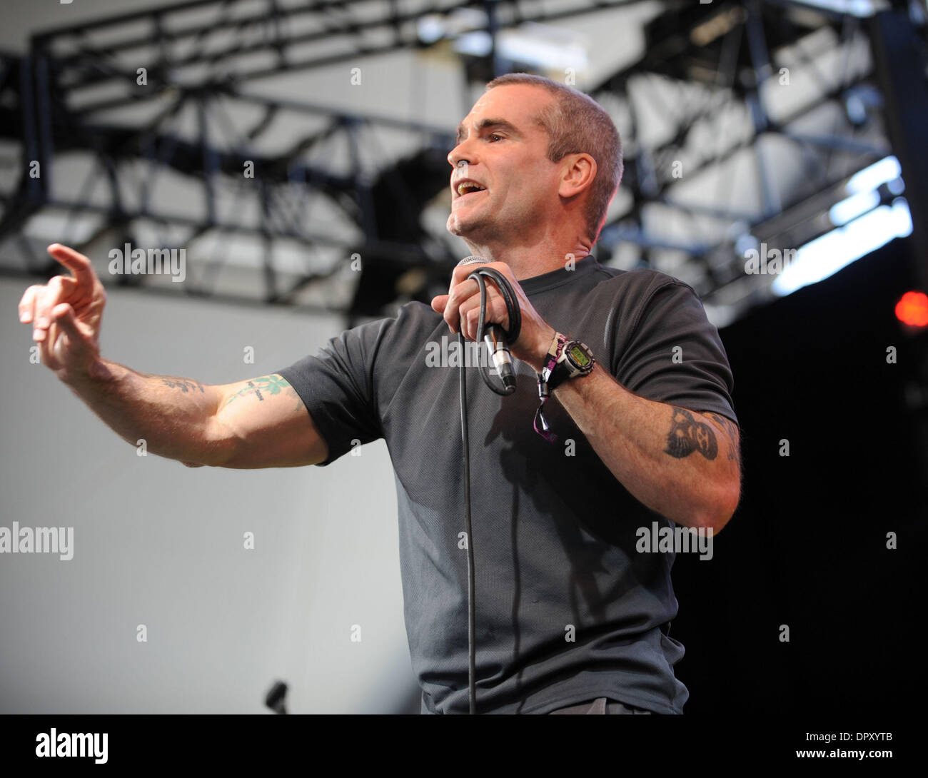 Apr 18, 2009 - Indio, California, USA - Singer HENRY ROLLINS performs ...