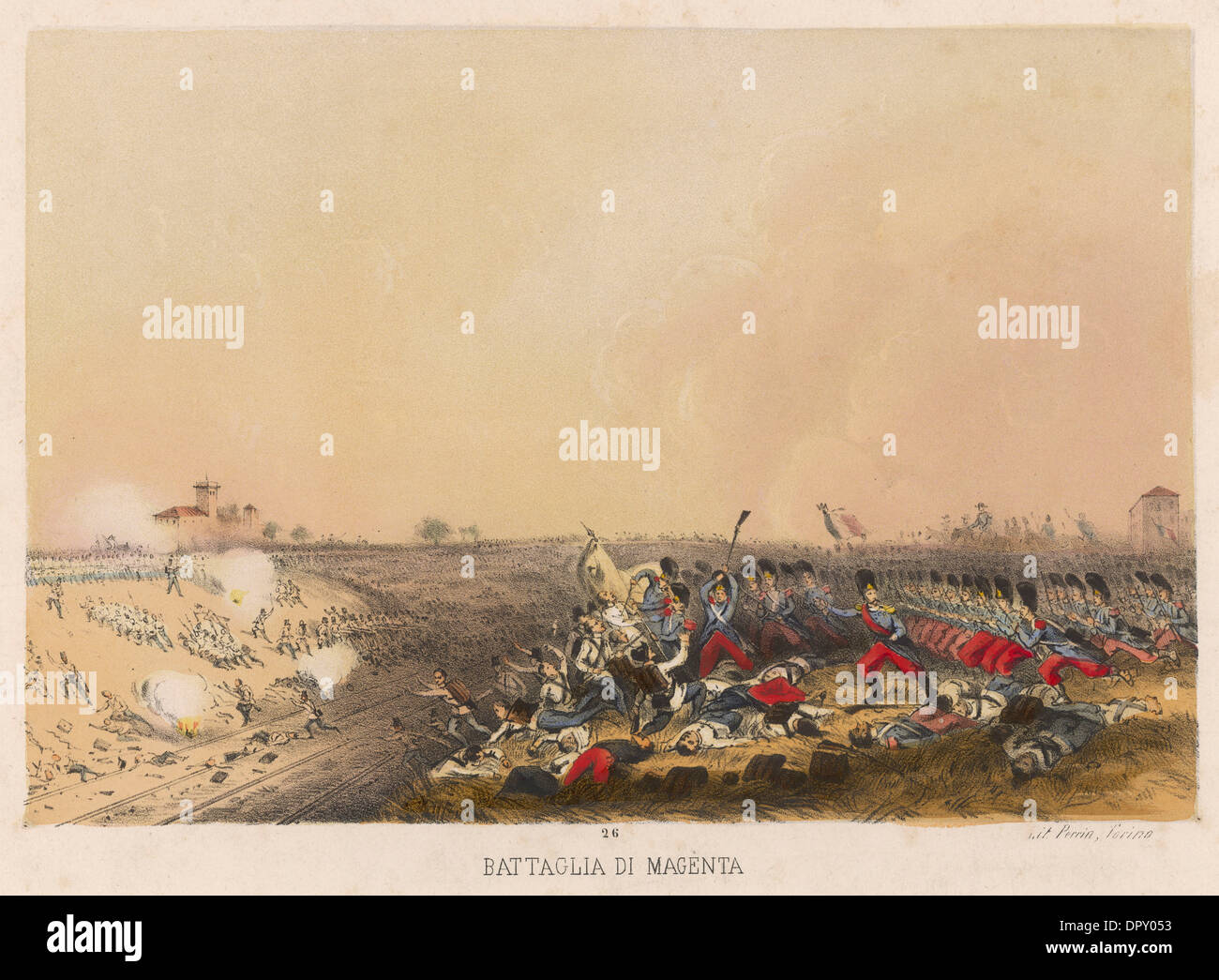 BATTLE OF MAGENTA Stock Photo - Alamy