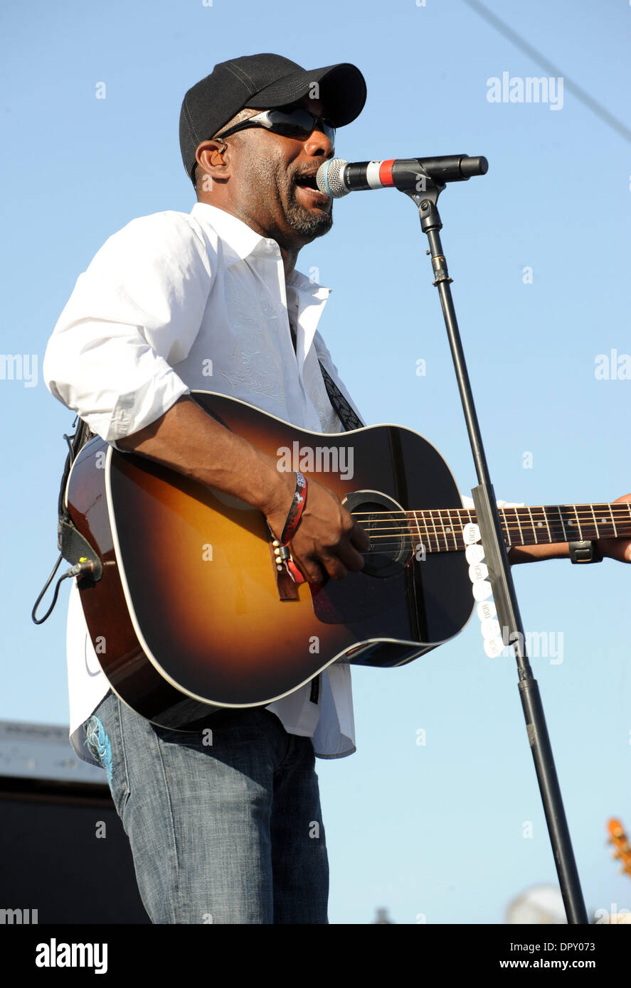 Darius rucker performs at stagecoach hi-res stock photography and ...