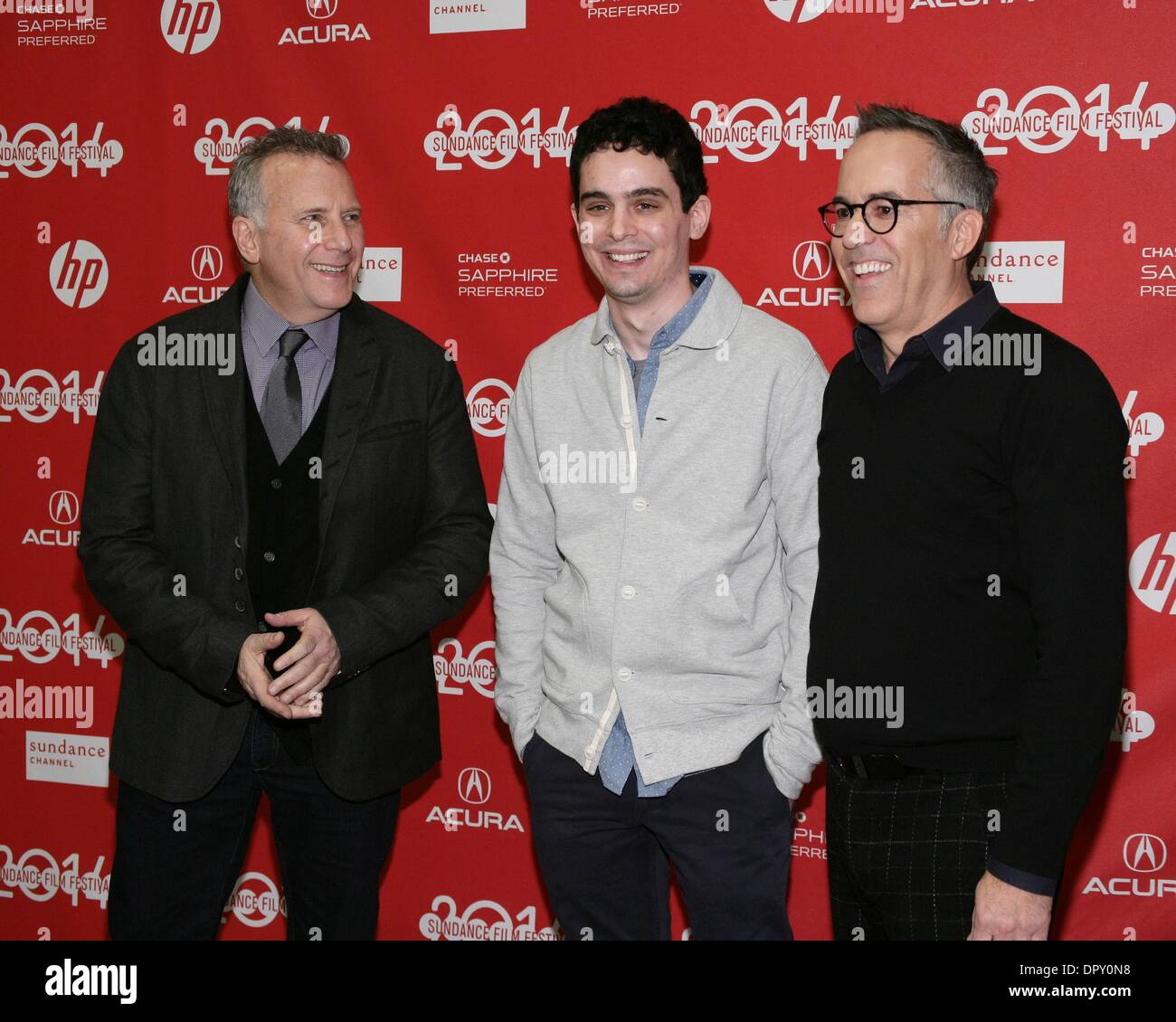 Park City, UT, USA. 16th Jan, 2014. Paul Reiser, Damien Chazelle, John ...