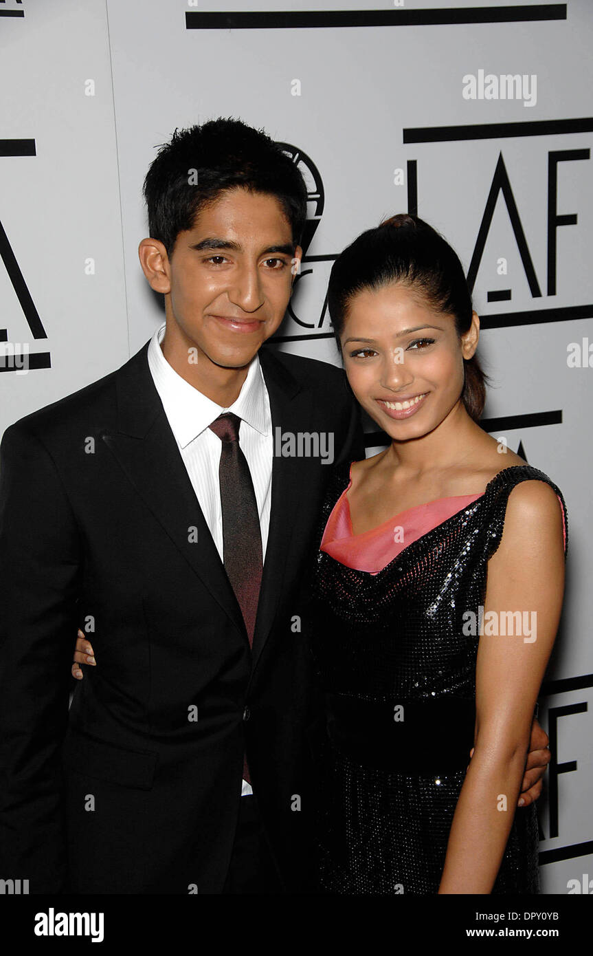 Dev Patel and Freida Pinto during the 34th Annual Los Angeles Film ...