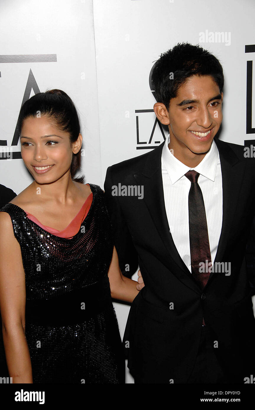 Freida Pinto and Dev Patel during the 34th Annual Los Angeles Film ...