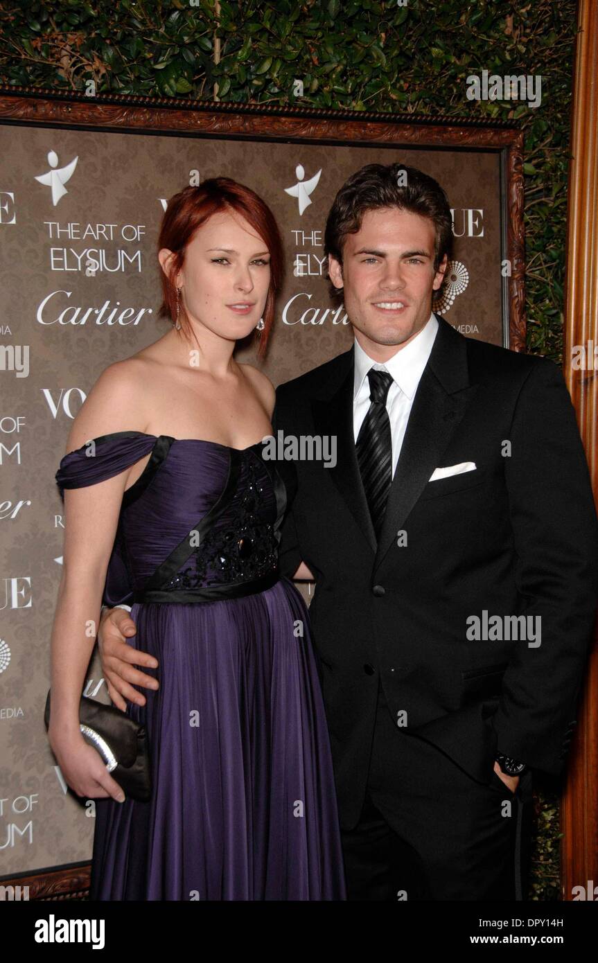 Rumer Willis and Micah Alberti during THE ART OF ELYSIUM 2ND ANNUAL ...