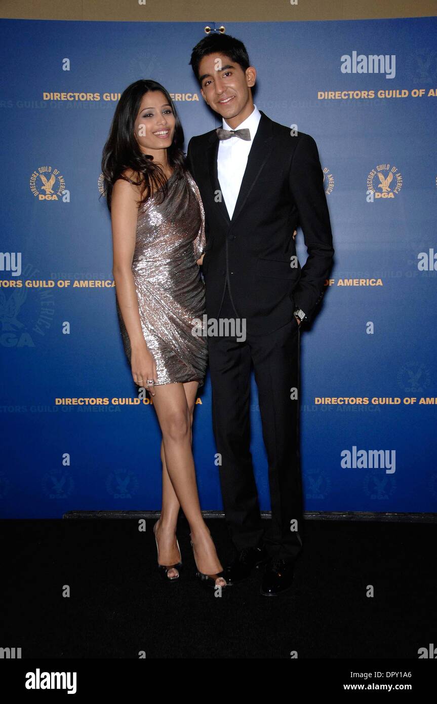 Freida Pinto and Dev Patel during the 61st Annual Directors Guild of ...