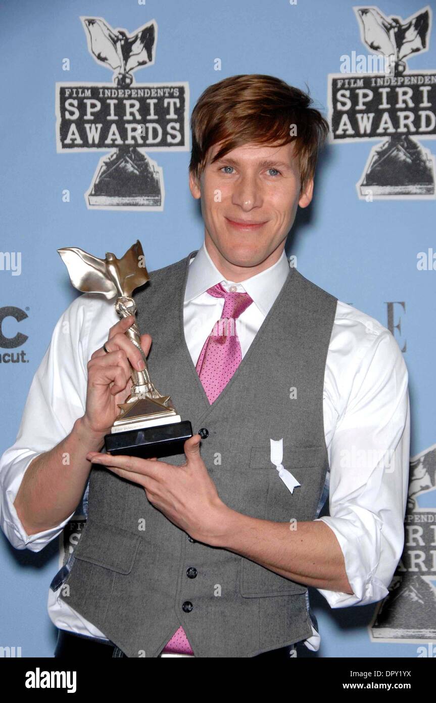 Dustin Lance Black during the Film Independent's 2009 Spirit Awards ...