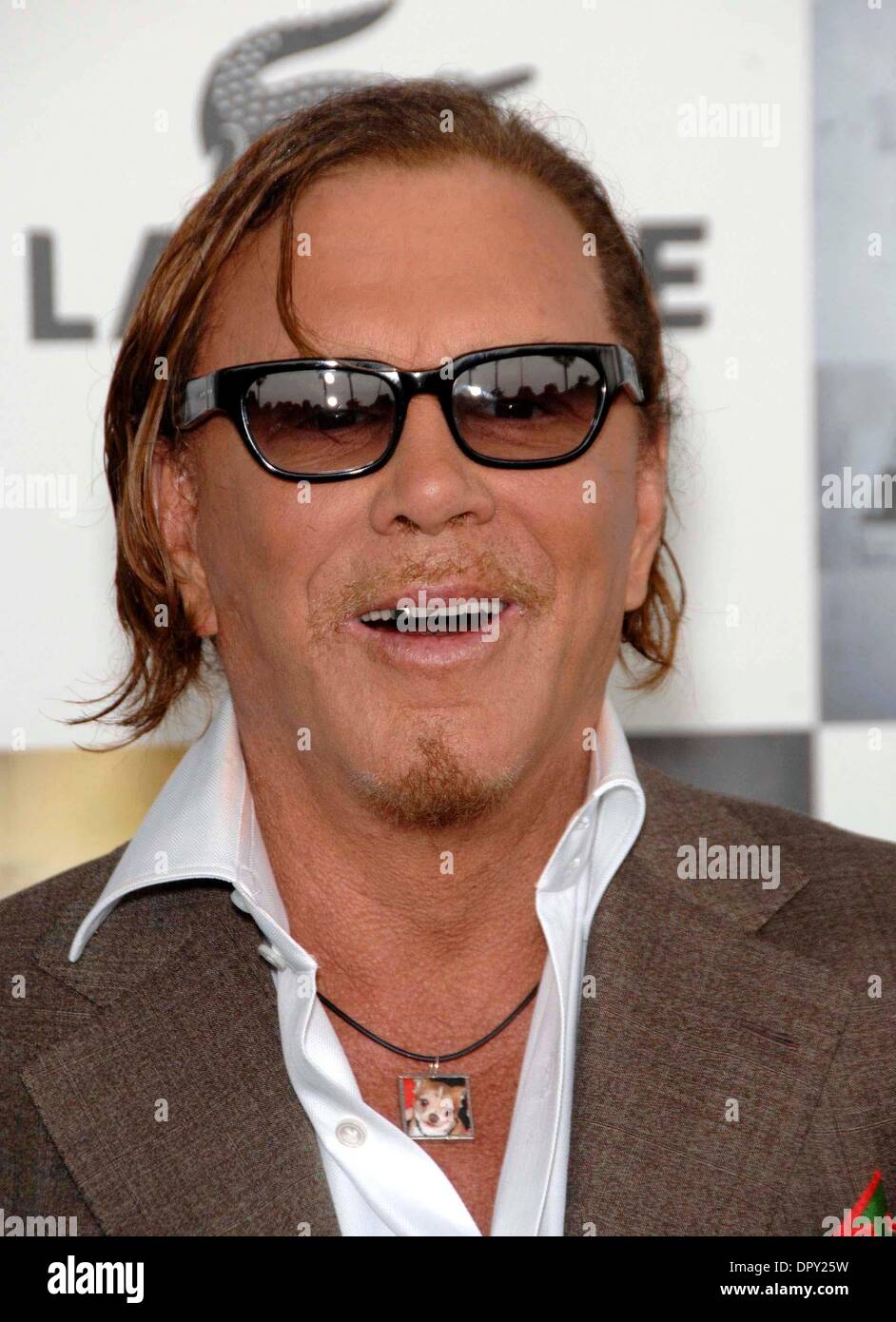 Mickey Rourke during the Film Independent's 2009 Spirit Awards, held on ...