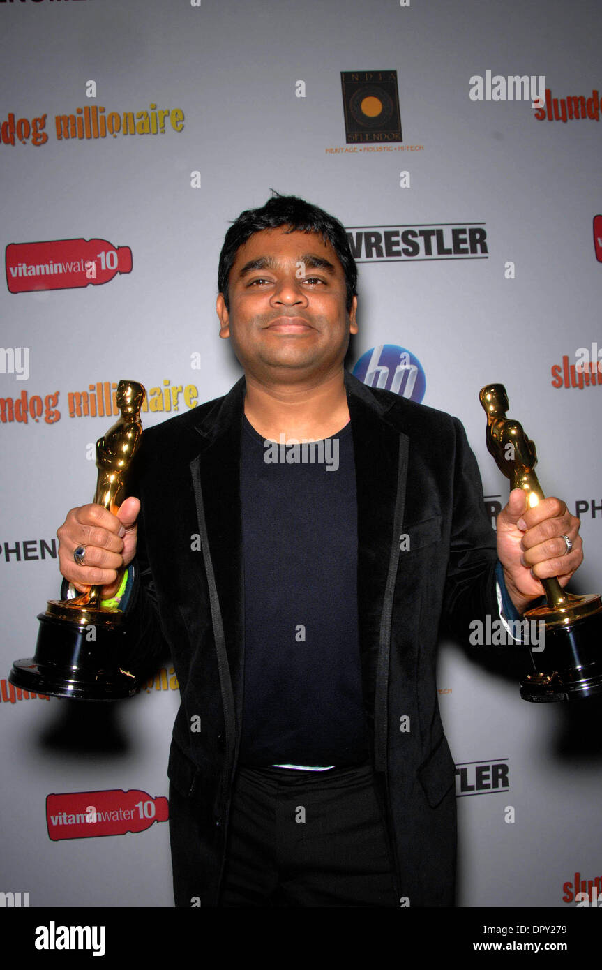 A.R. Rahman during the Fox Searchlight's official Oscar After Party for ...