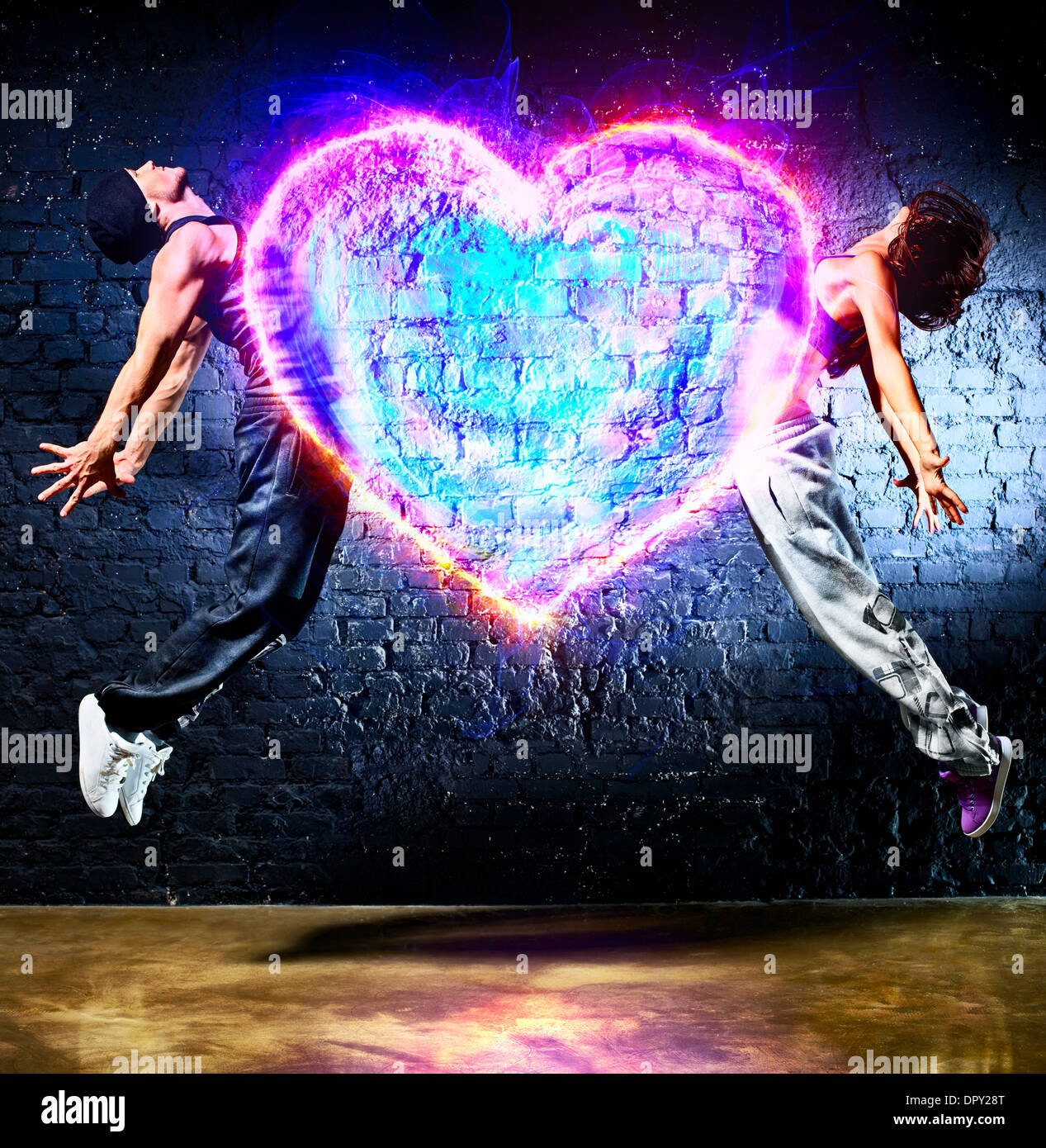 Jumping heart hi-res stock photography and images - Alamy
