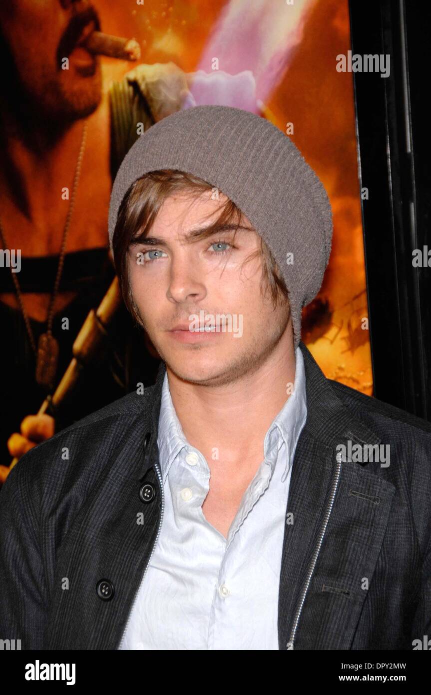 Zac Efron during the premiere of the new movie from Warner Bros ...