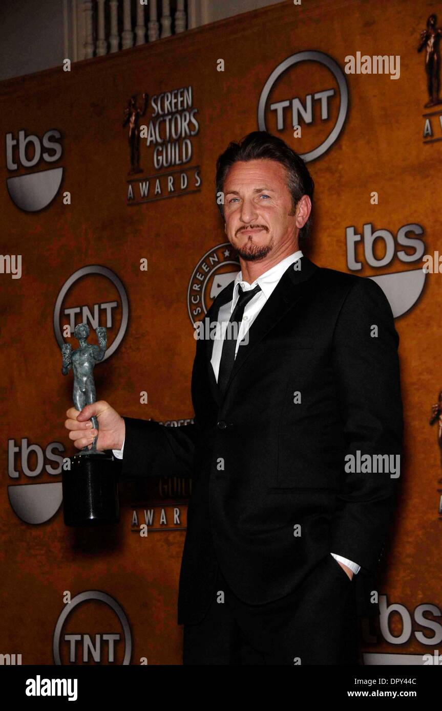 Sean Penn during the 15th Annual Screen Actors Guild Awards, held at ...
