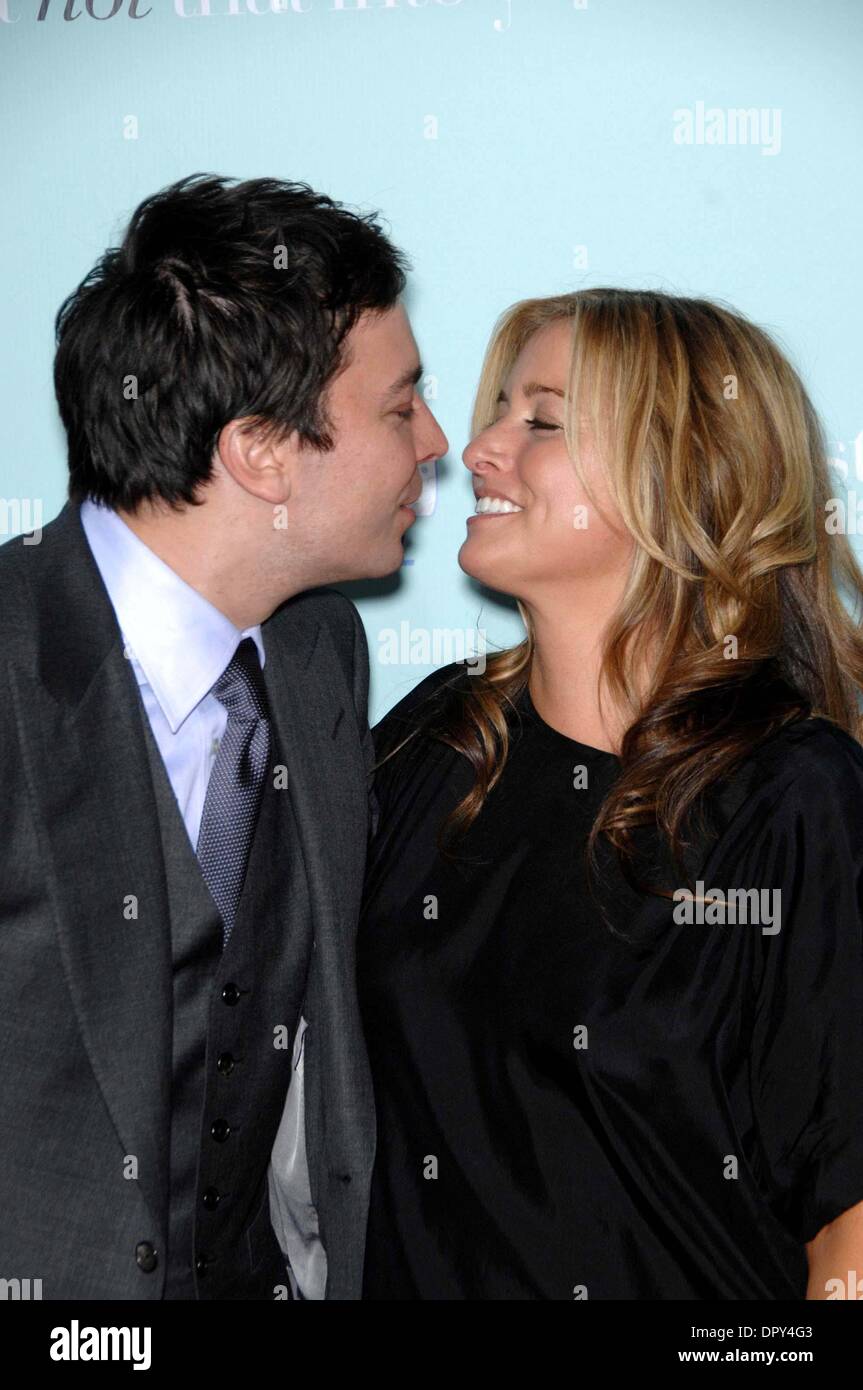 Jimmy Fallon and Nancy Juvonen during the premiere of the new movie ...
