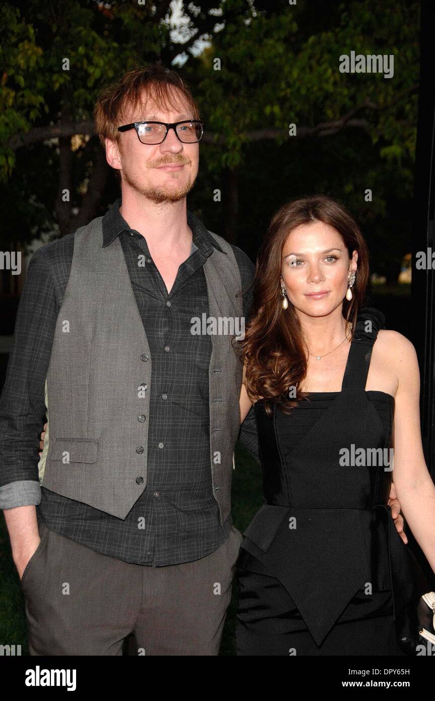 DAVID THEWLIS and ANNA FRIEL during the premiere of the new movie from ...