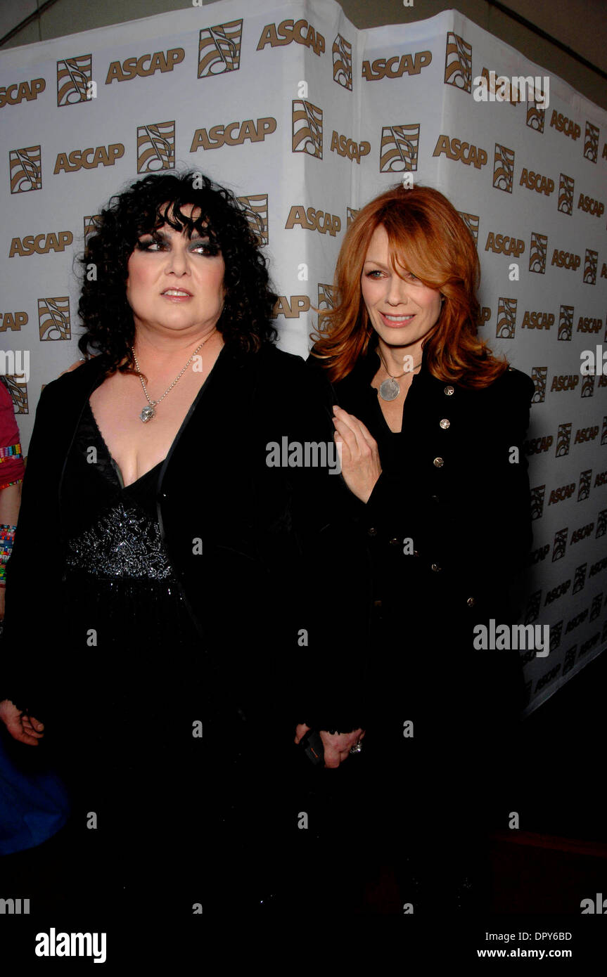 NANCY WILSON and ANN WILSON during the 26th Annual ASCAP Pop Music ...