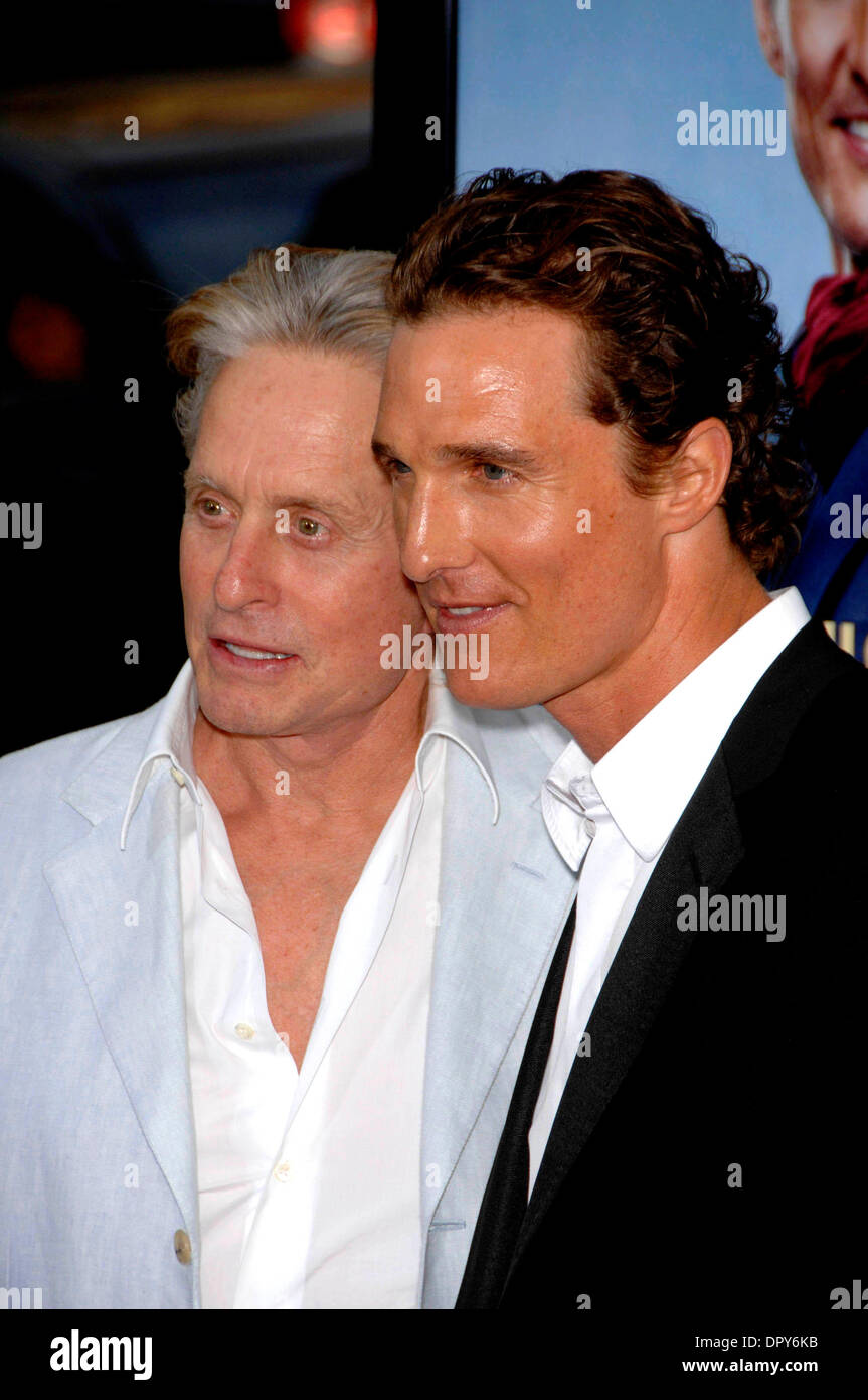 MICHALE DOUGLAS and MATTHEW MCCONAUGHEY during the premiere of the new ... MICHALE DOUGLAS and MATTHEW MCCONAUGHEY during the premiere of the new ...