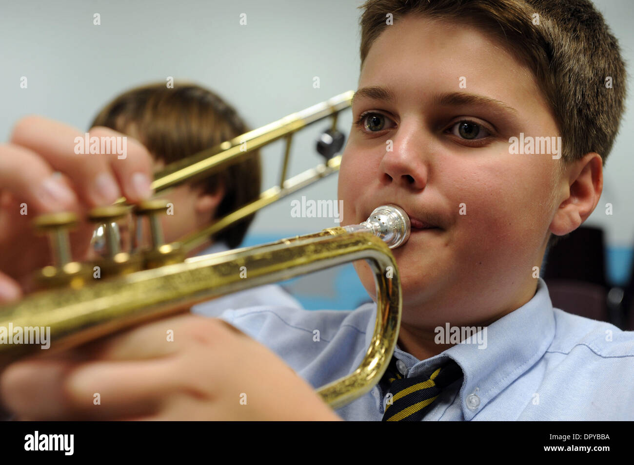 Middle school band class hi-res stock photography and images - Alamy