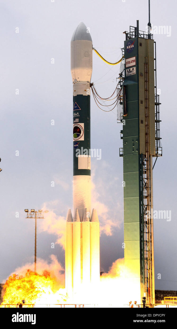 May 05, 2009 - Vandenberg AFB, Nevada, USA - A Delta 2 rocket lifts off ...