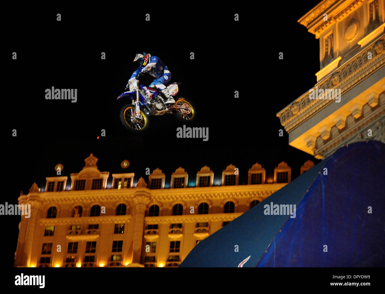 Dec 31, 2008 - Las Vegas, Nevada, USA - Motor cross dare devil ROBBIE ...