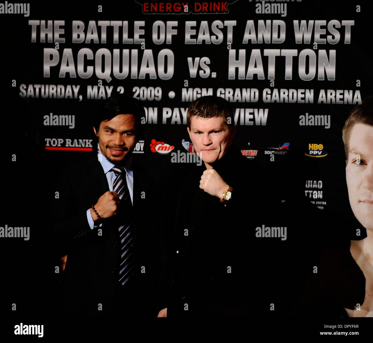 Mar 31, 2009 - Hollywood, California, USA - MANNY PACQUAIO and RICKY ...