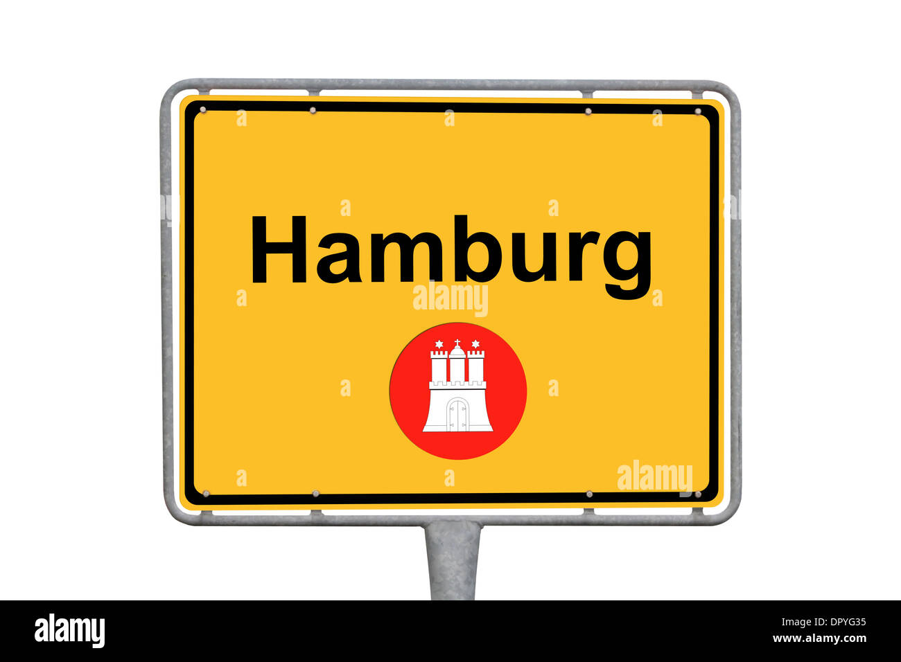 city sign , germany Stock Photo - Alamy