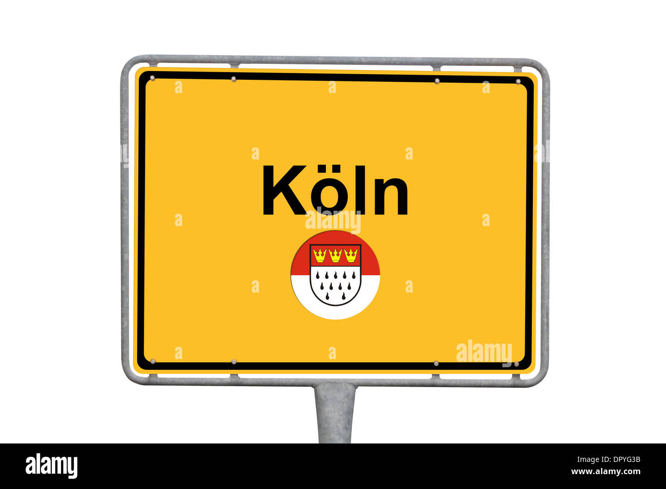 city sign , germany Stock Photo - Alamy
