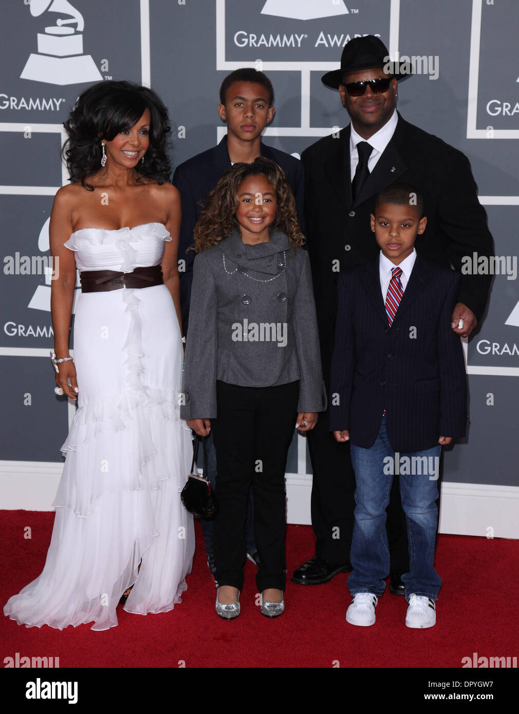 Feb 8, 2009 - Los Angeles, California, USA - Producer JIMMY JAM, wife ...