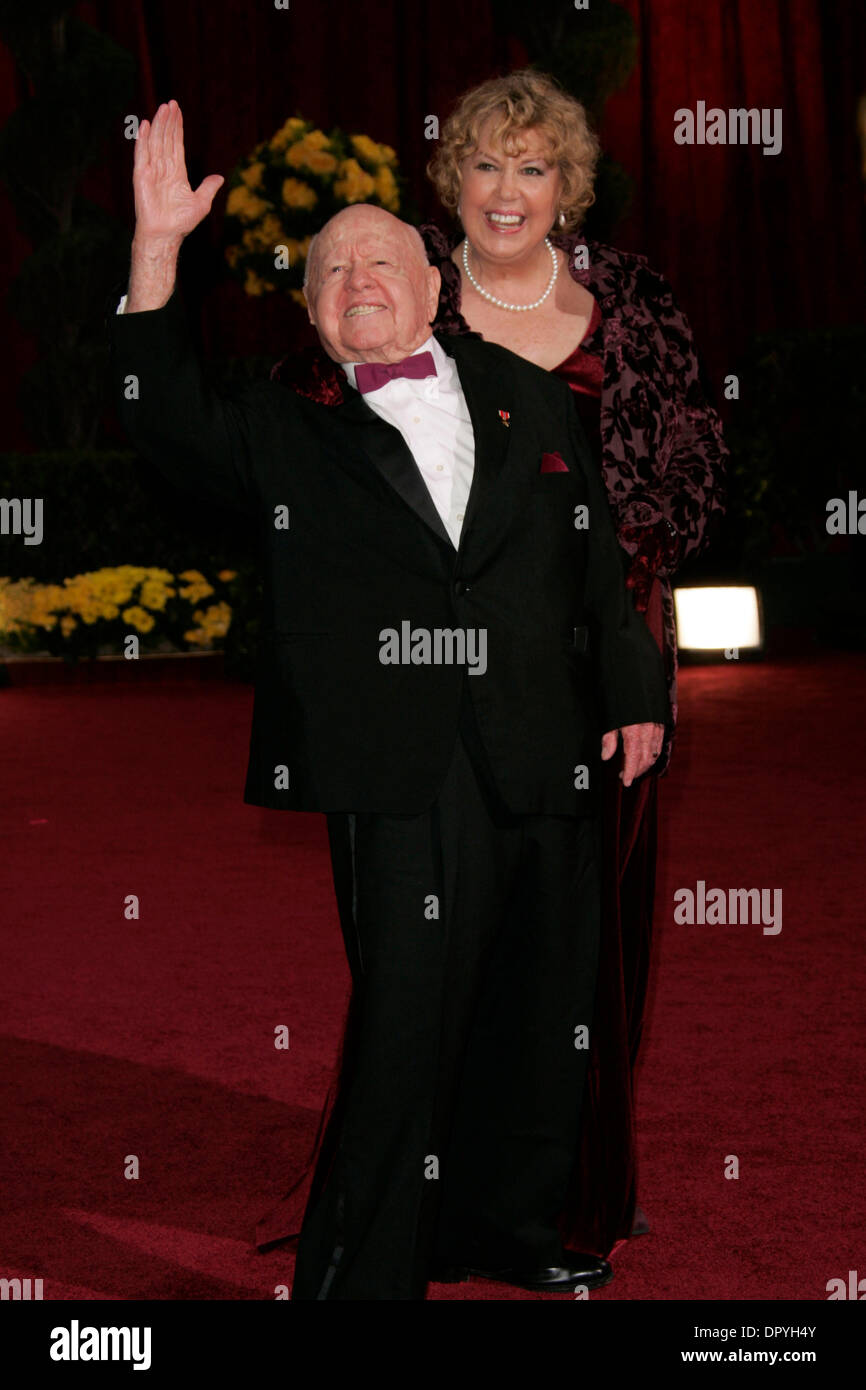 Feb 22, 2009 - Los Angeles, California, USA - MICKEY ROONEY and wife ...
