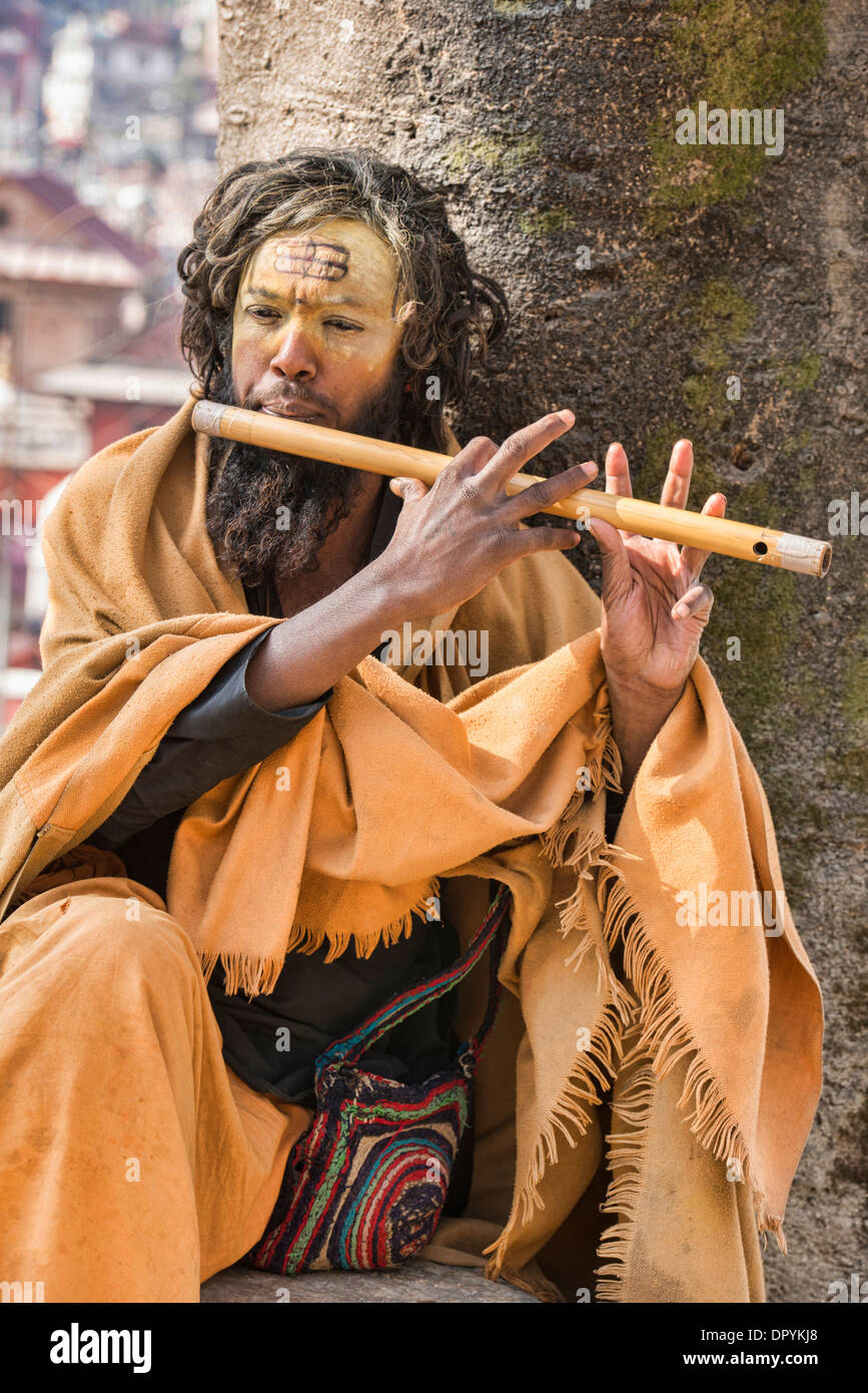 Nepali flute hi-res stock photography and images - Alamy