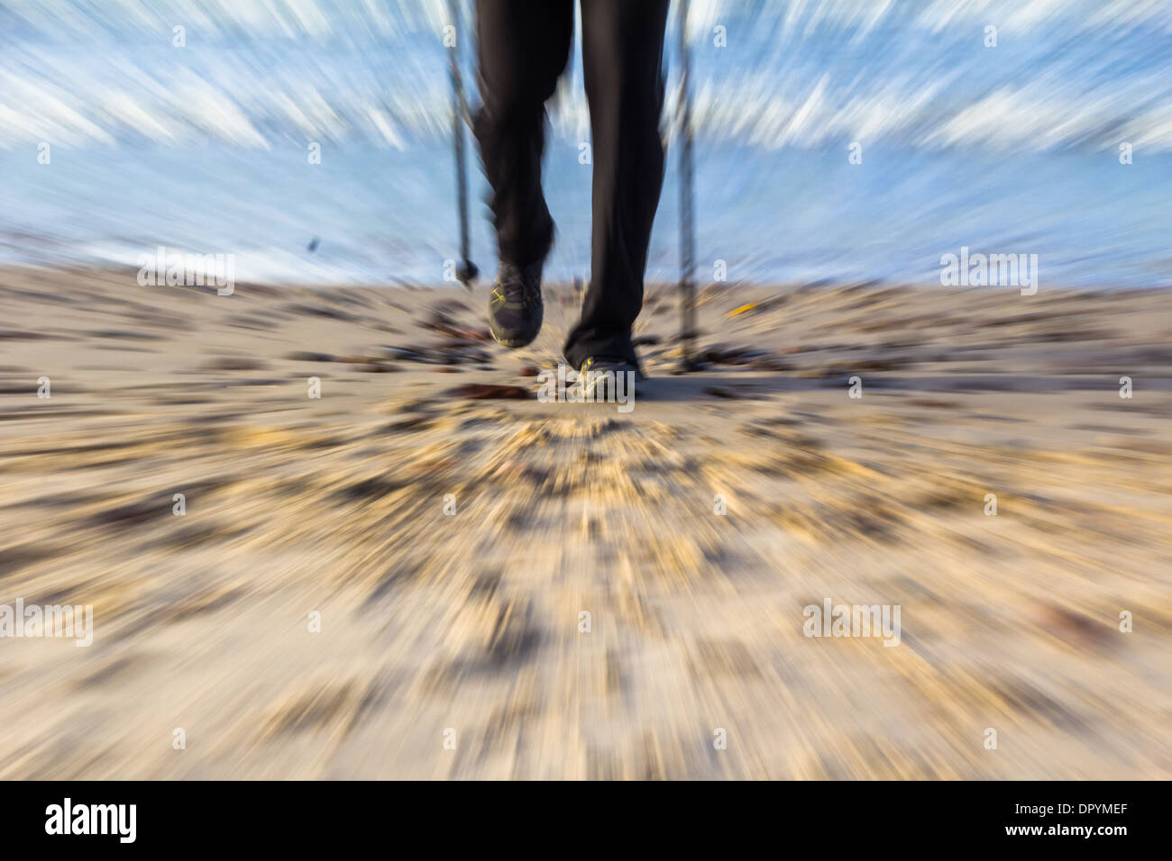 Walking stick feet hi-res stock photography and images - Alamy