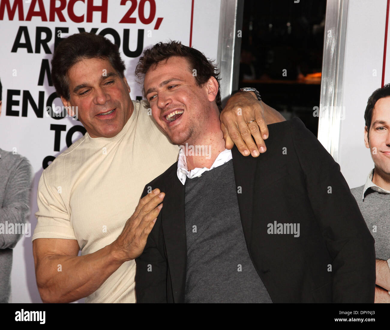 Mar 17, 2009 - Westwood, California, USA - LOU FERRIGNO & JASON SEGEL ...