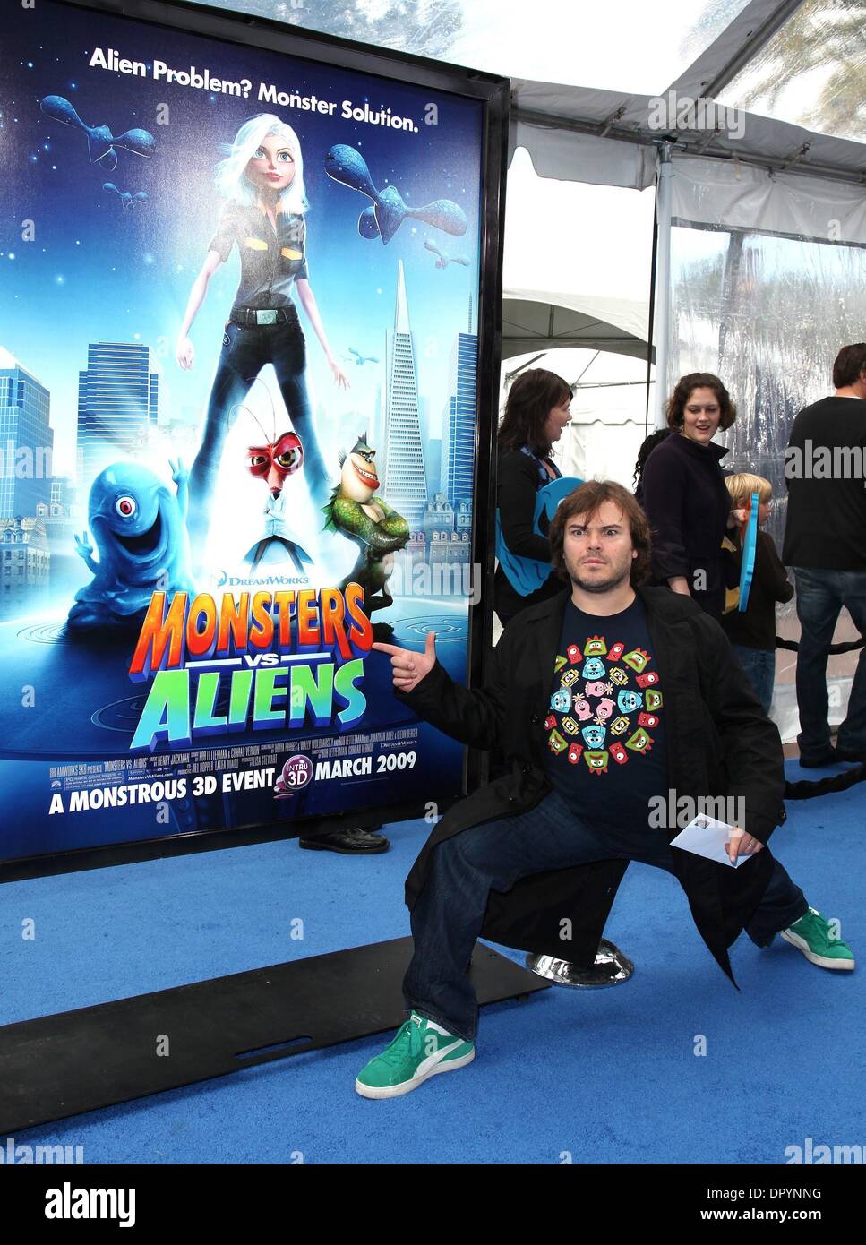 Mar 22, 2009 - Universal City, California, USA - Actor JACK BLACK ...